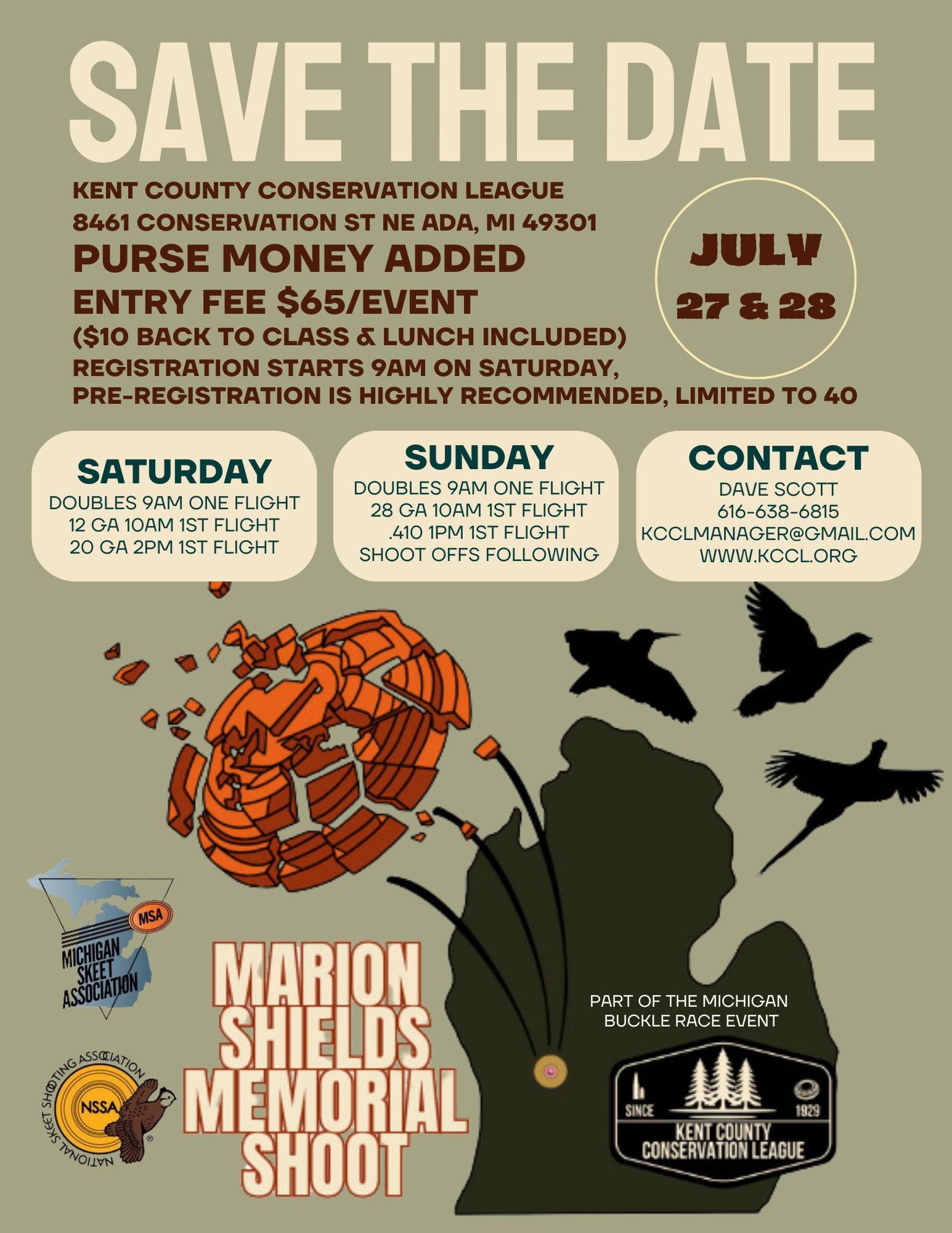 Shoot Flyers | Michigan Skeet Association
