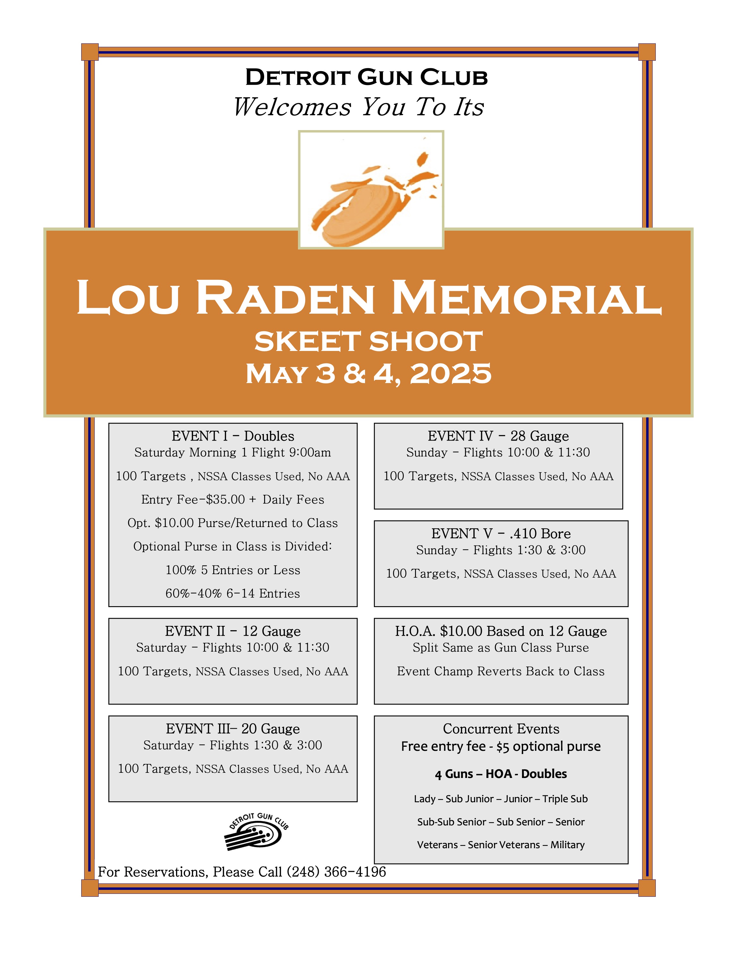 Shoot Flyers | Michigan Skeet Association