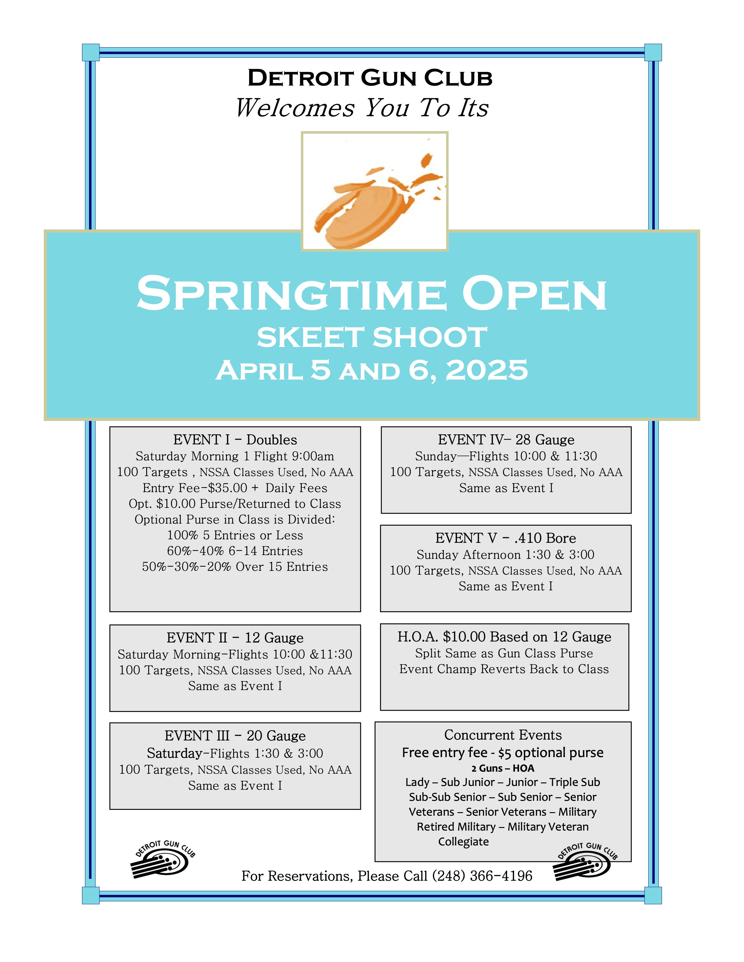 Shoot Flyers | Michigan Skeet Association