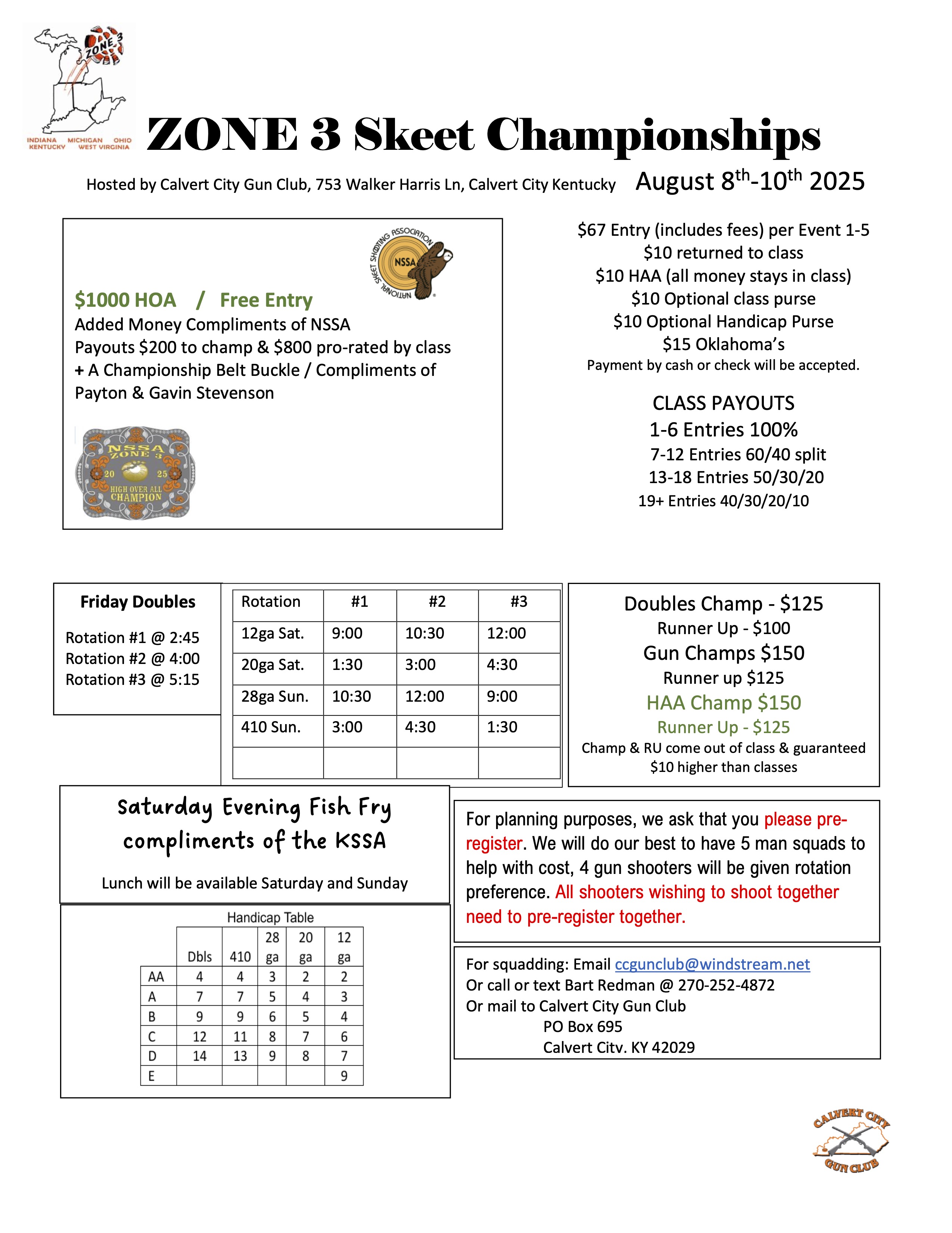 Shoot Flyers | Michigan Skeet Association
